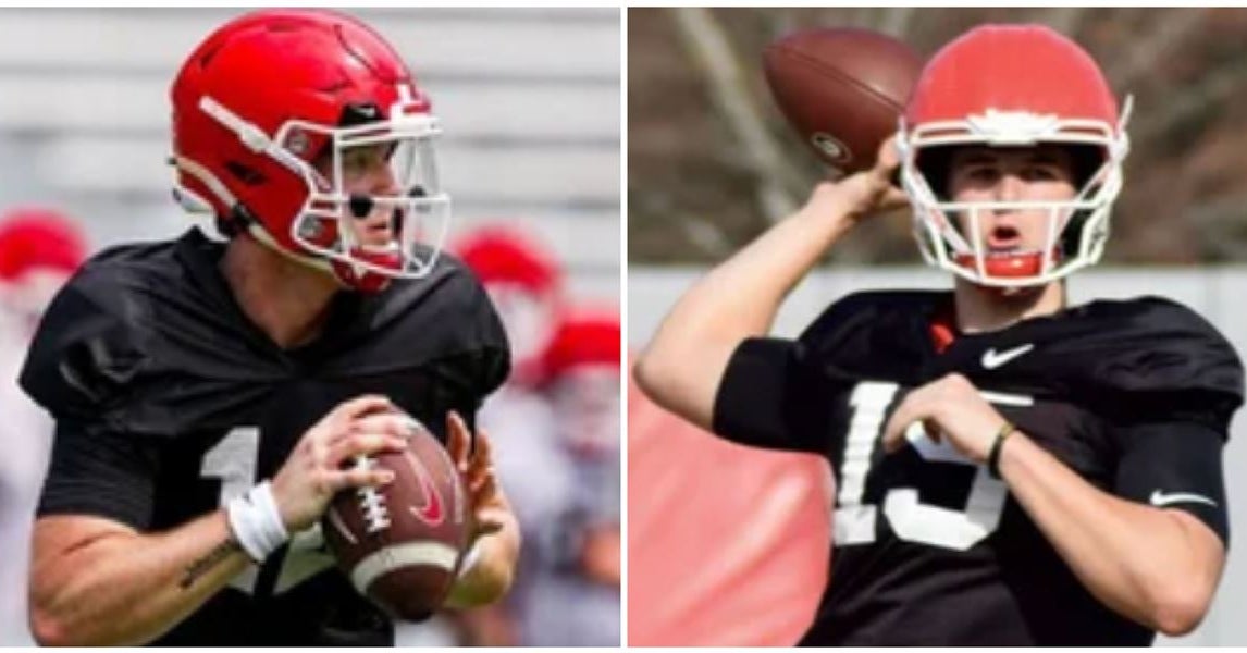 Georgia quarterbacks Ryan Puglisi, Ryan Montgomery showing progress ...