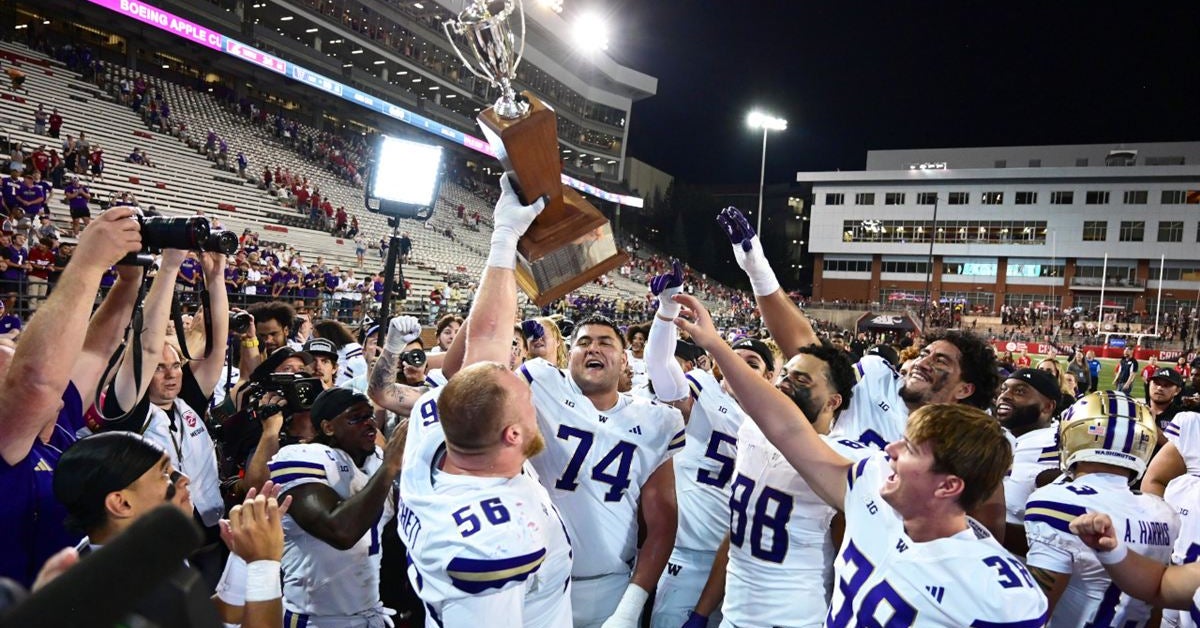 Huskies Bring Apple Cup Back To Montlake With 59-24 Win Over Washington ...