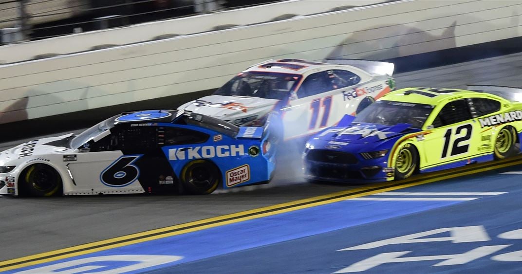 Ryan Blaney "devastated" after triggering crash with Ryan Newman