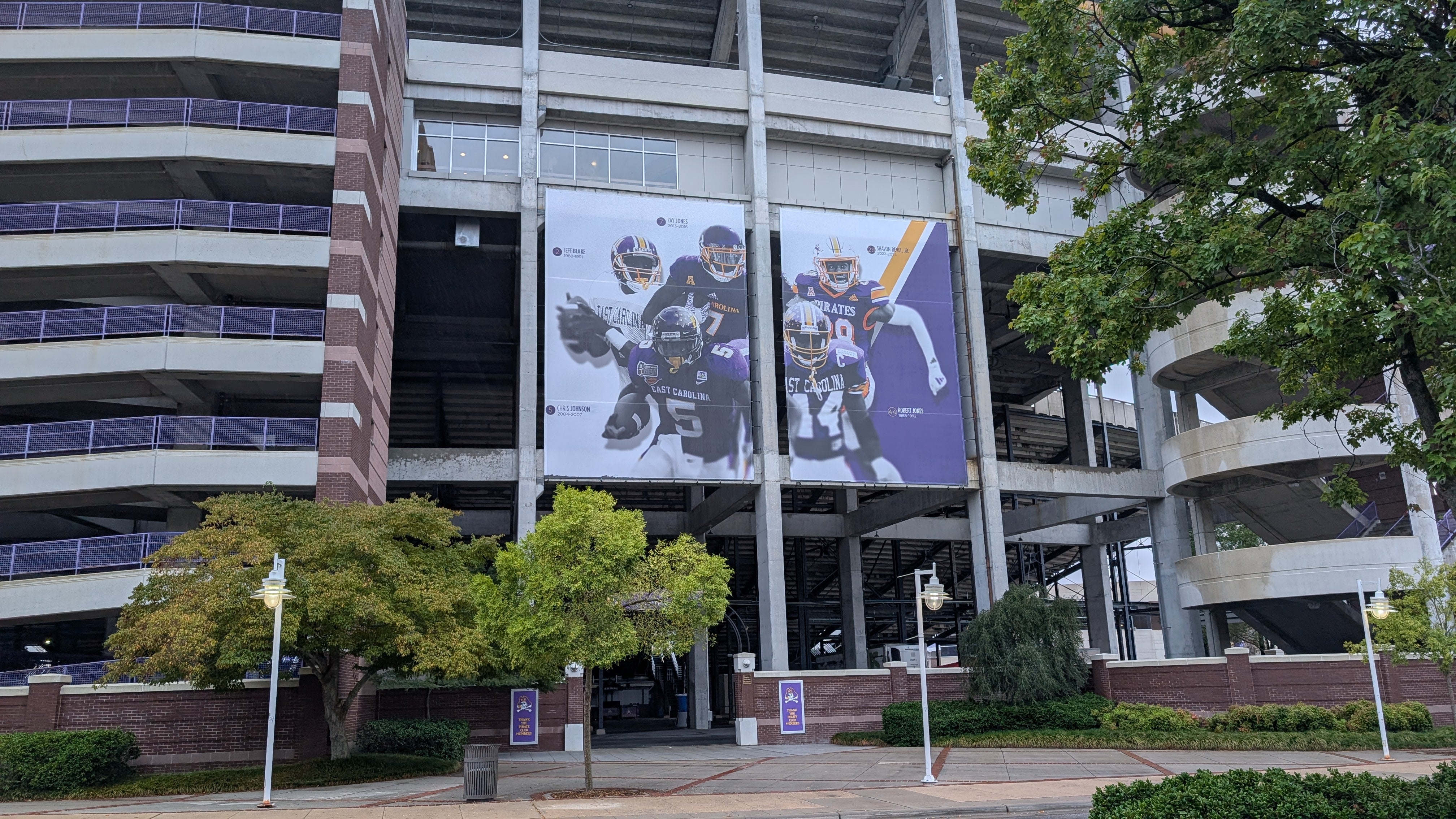 Northside banners going up