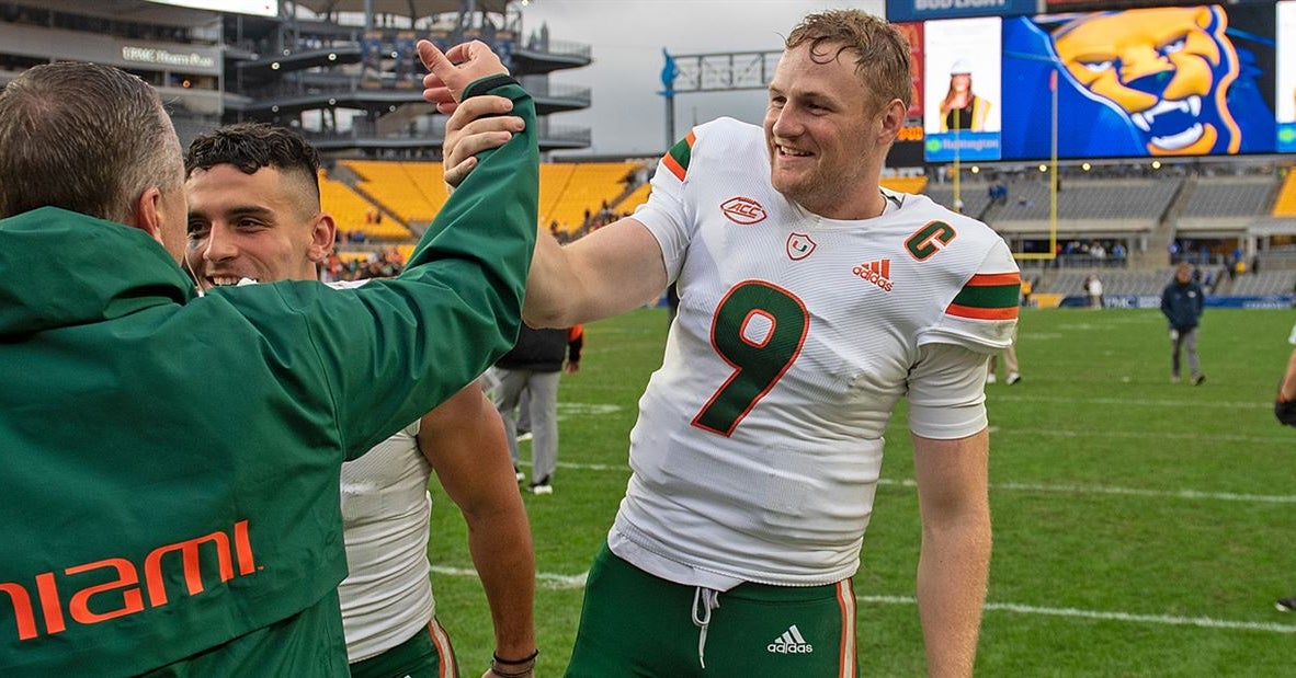 VIDEO: Tyler Van Dyke and Jaylan Knighton react to win over Pittsburgh