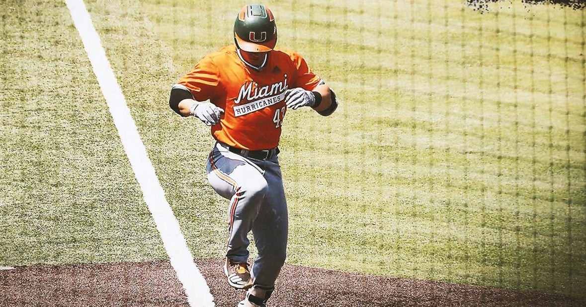 Gabe Rivera’s grand slam powers No. 6 Miami in 15-2 win over FGCU