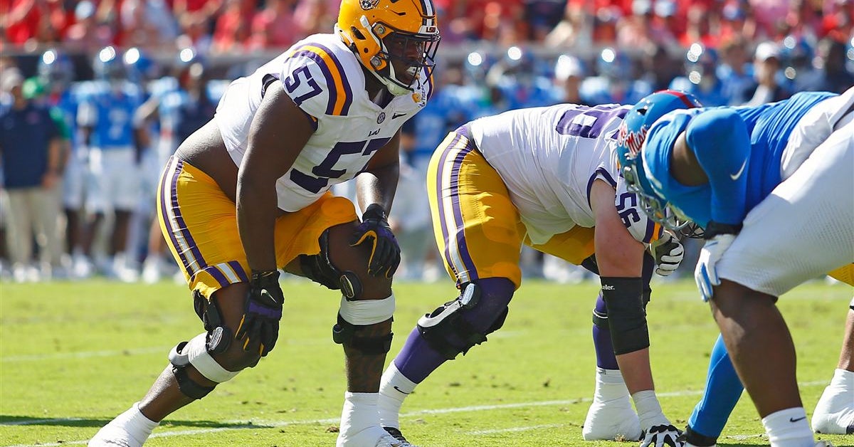 LSU football depth chart vs Texas A&M