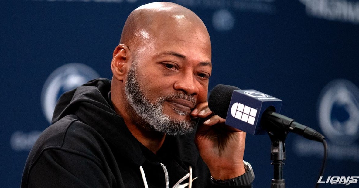 WATCH: PSU coach Terry Smith's weekly presser includes emotional scene