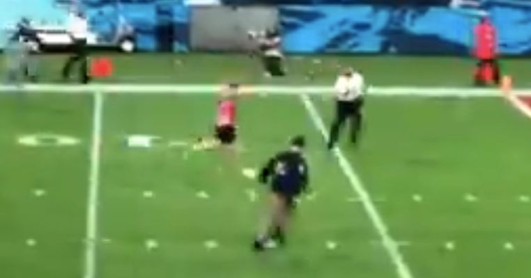WATCH: Streaker causes interruption at Super Bowl LV
