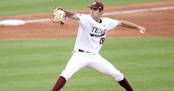 Texas A&M baseball pitcher Ryan Prager picked by Cleveland Guardians in ...