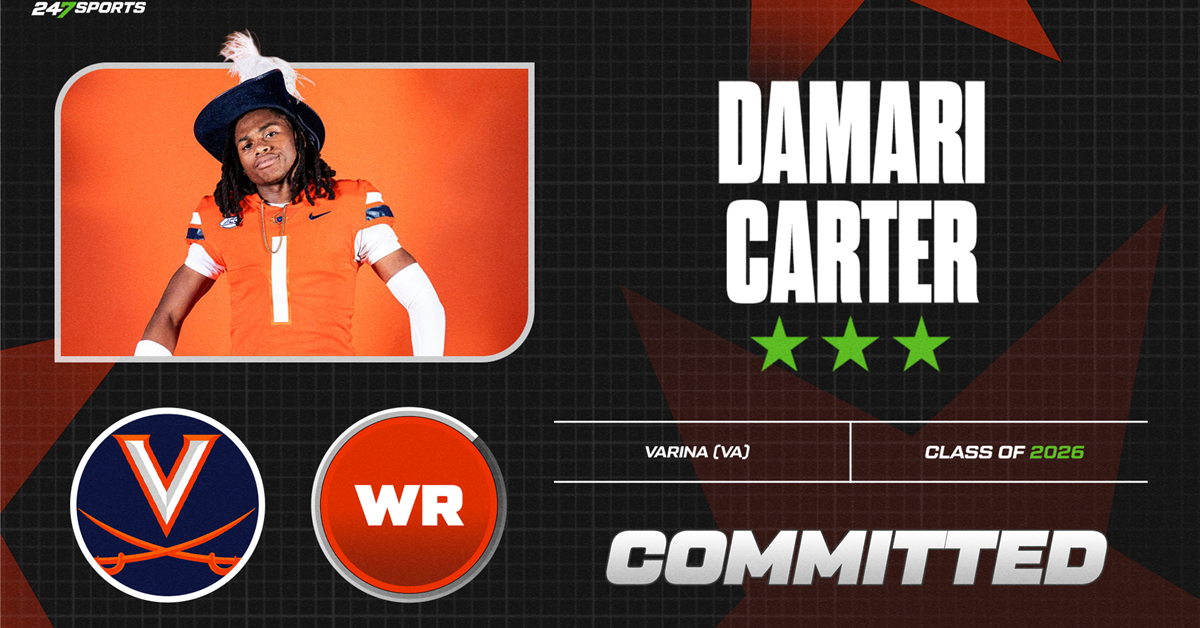 Second commit in two days: In-state WR DaMari Carter pledges to Virginia