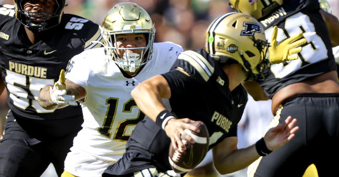 Notre Dame Football Defensive End Jordan Botelho Will Return in 2025 ...