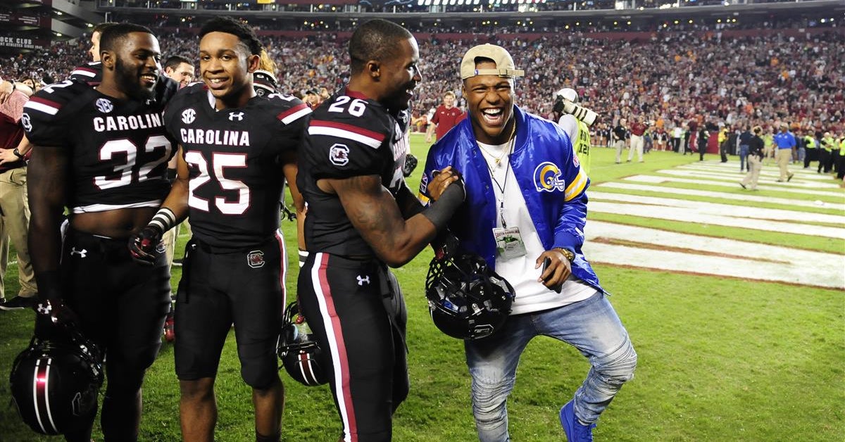 WATCH: Former Gamecock takes opening kick to the house