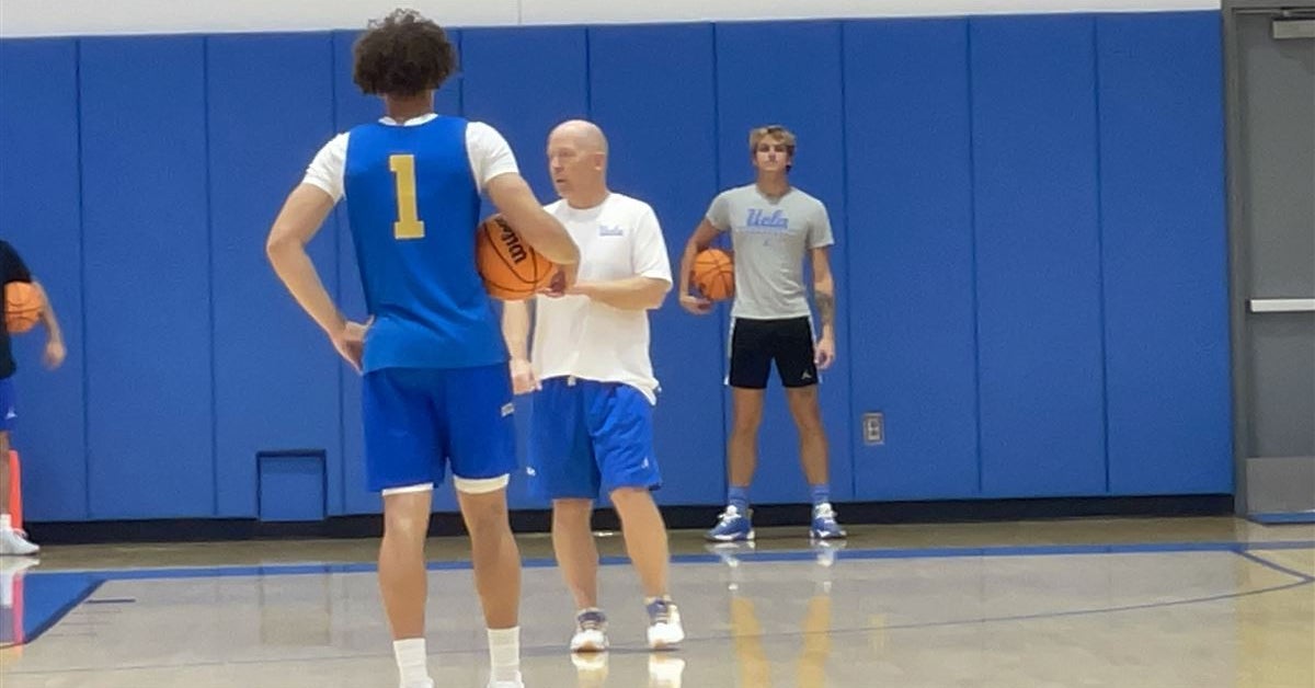 VIDEO: UCLA basketball practice, featuring on-air offensive passing and ...