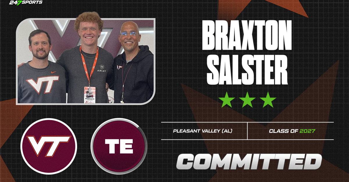 TE Braxton Salster commits to Virginia Tech