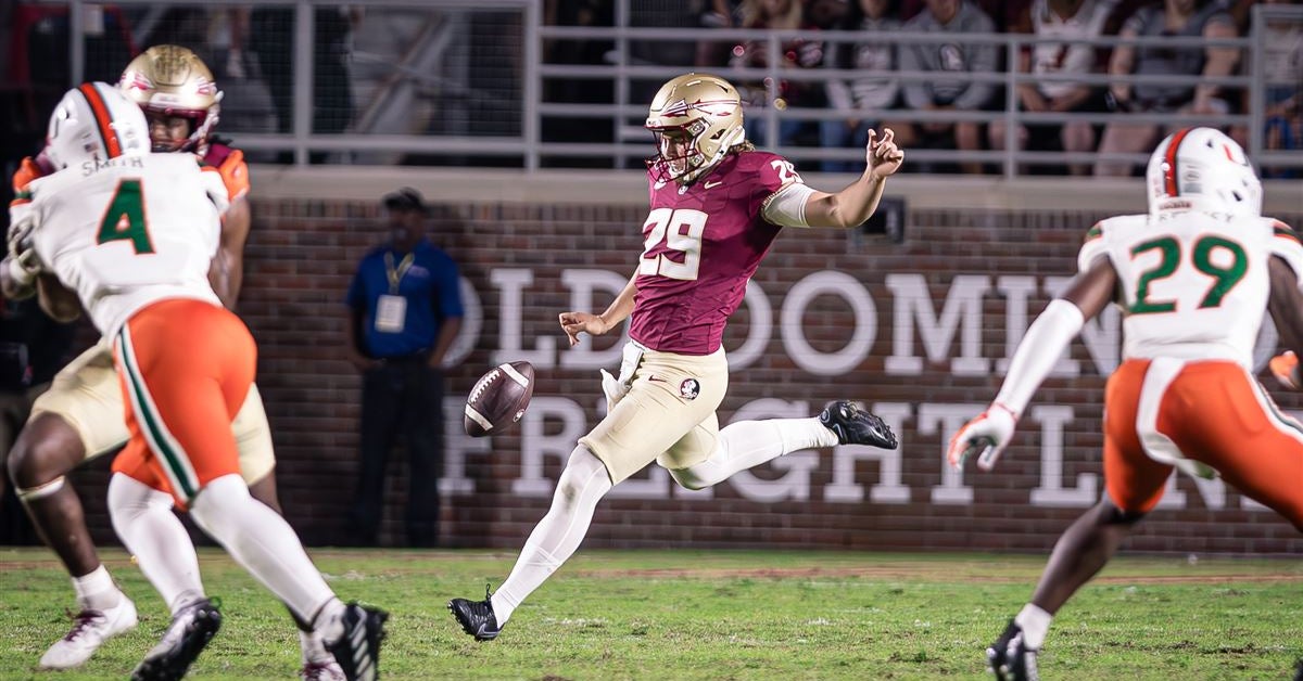 FSU punter Alex Mastromanno named one of three finalists for the Ray ...