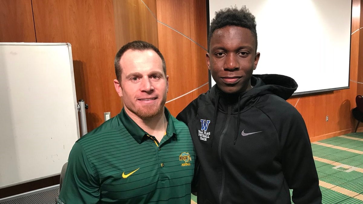 Woodbury DB Ocama wants to earn an NDSU offer