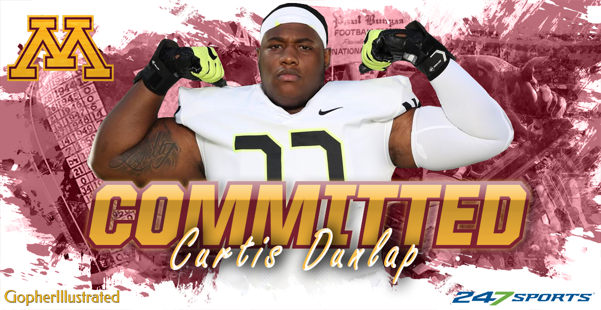 BREAKING: Gophers Land 4-star OL Curtis Dunlap!