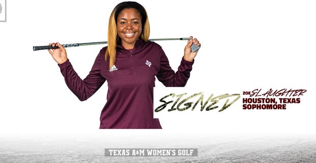 Texas A&M women's golf signs AAC Freshman of the Year Zoe Slaughter