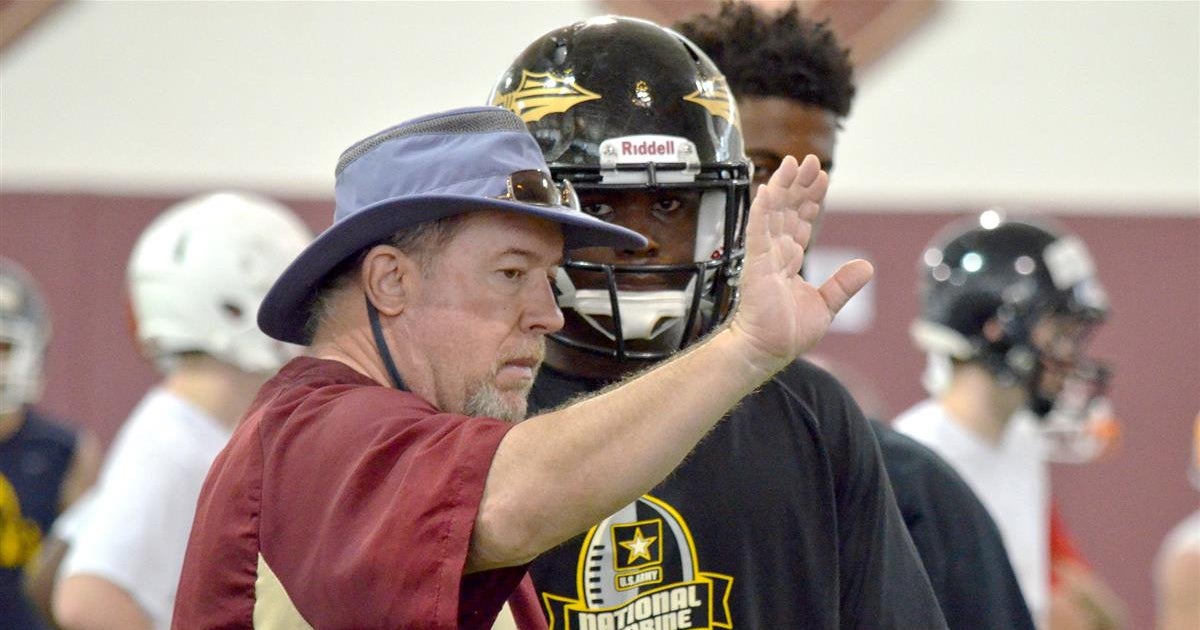 Watch: Brad Lawing coaching the defensive ends