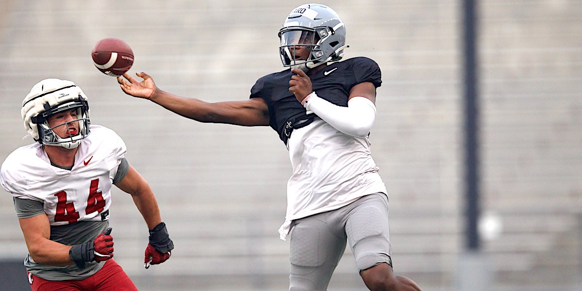 WSU QB1 Cameron Ward dazzles in second scrimmage of fall camp