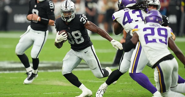 Brittain Brown excels in Las Vegas Raiders preseason game; RB calls ...