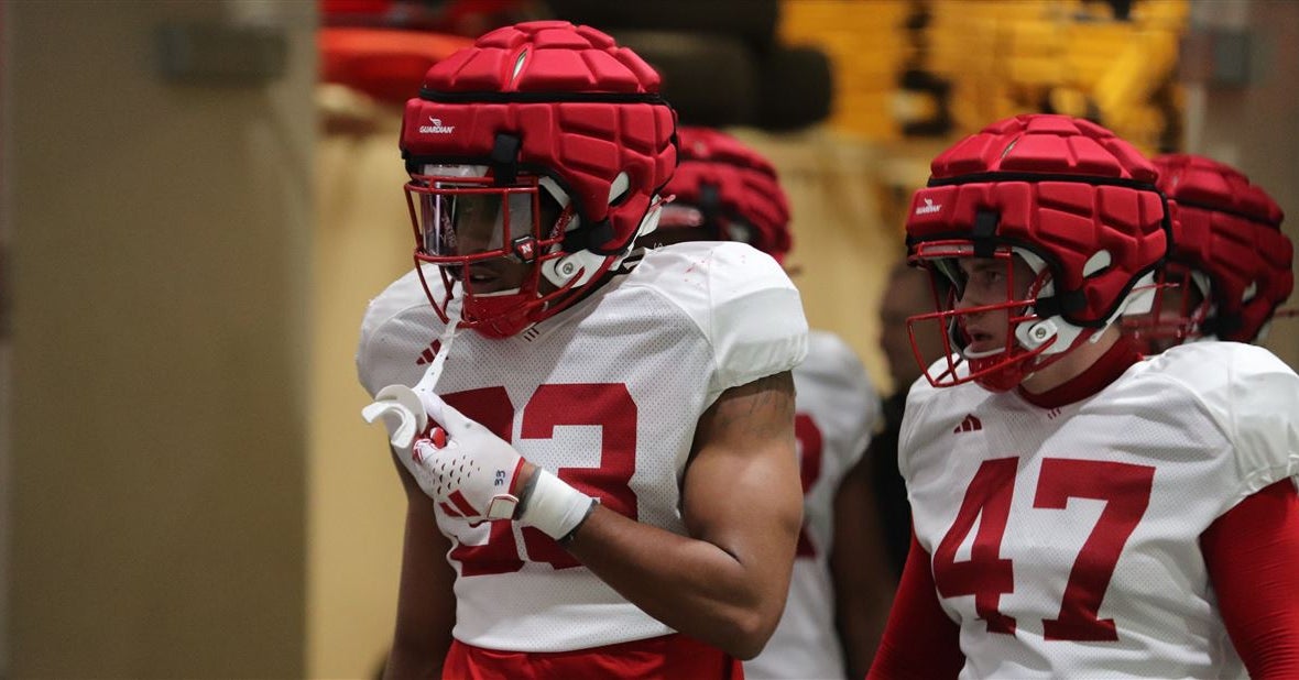 Veteran Husker linebacker encouraged by how position group is tracking