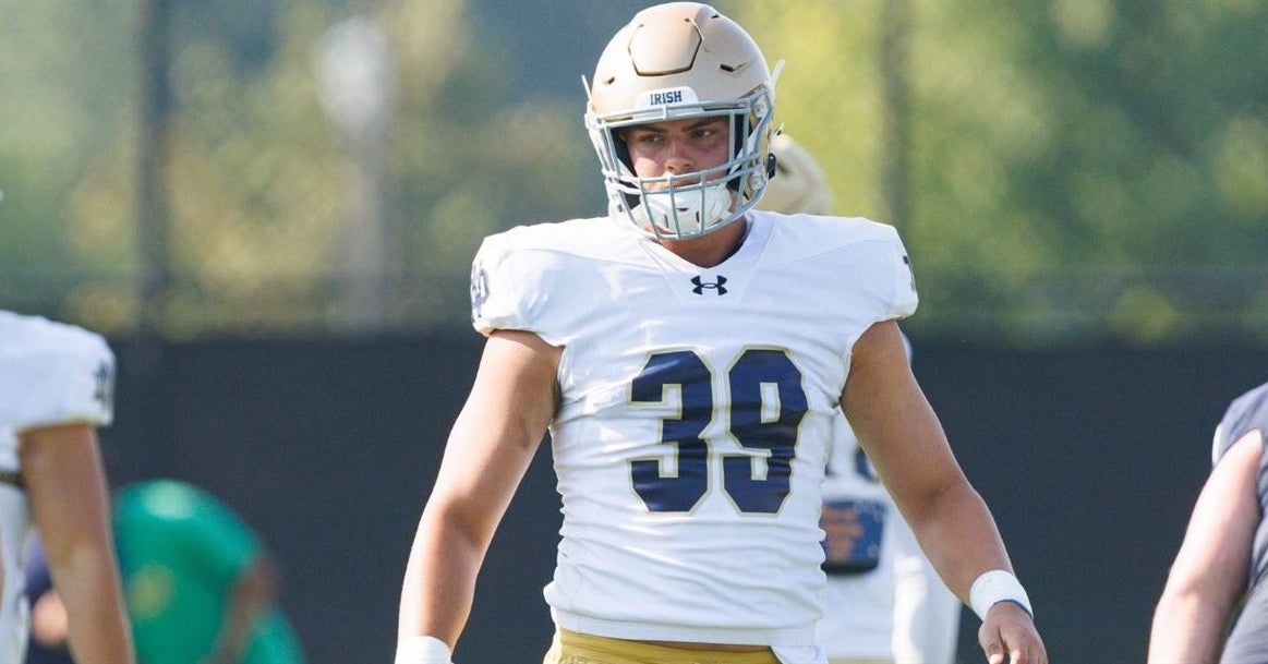 BREAKING: Notre Dame Linebacker Anthony Sacca Enters the Transfer Portal