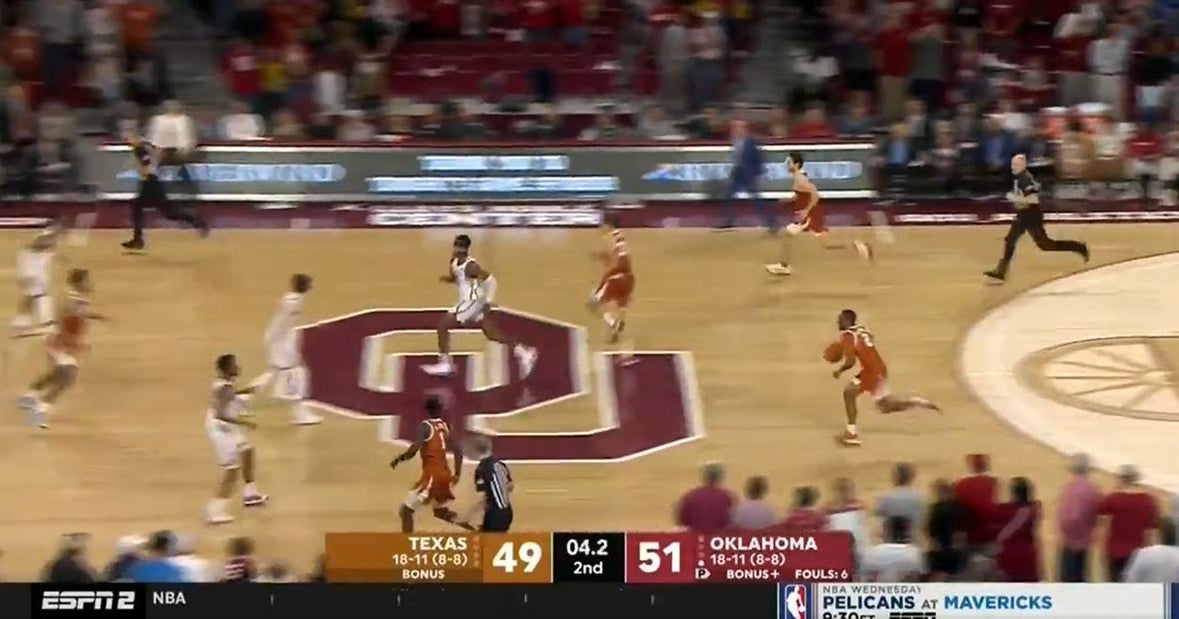WATCH: UT's Matt Coleman banks in game-winner to beat OU