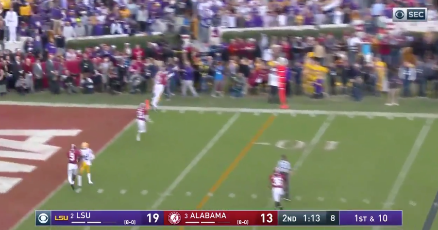 WATCH: Thad Moss sets up LSU touchdown with controversial catch