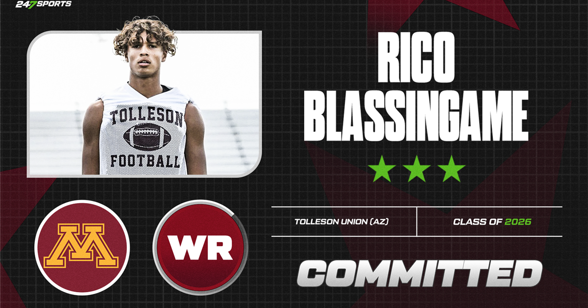 Minnesota lands Rico Blassingame: No. 3 WR in Arizona commits to Gophers
