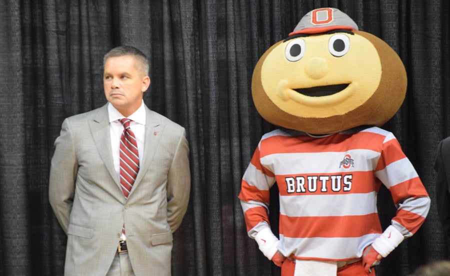 Gallery: Holtmann, family introduced at Ohio State