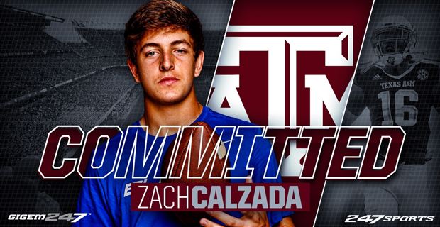 Reaction from QB Zach Calzada's commitment to A&M