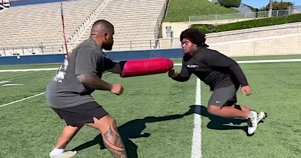 Sophomore standout Tomuhini Topui is already one of the state's top lineman