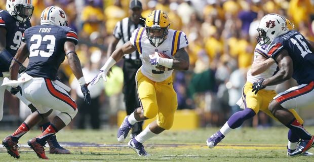 LSU's RB group ranks No. 1