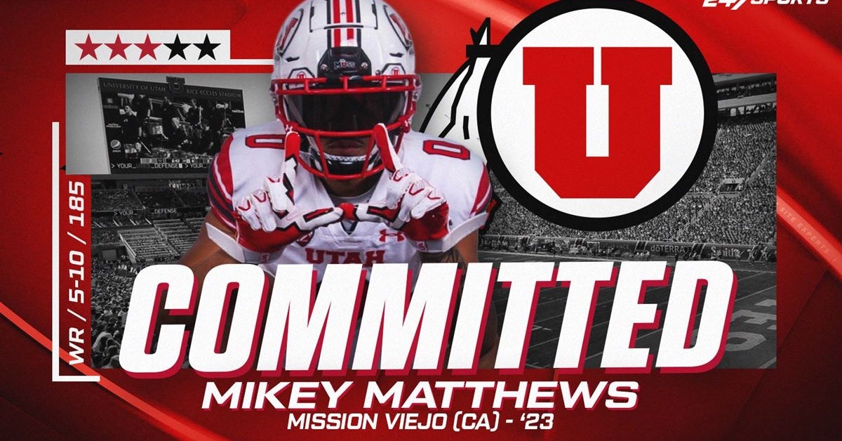 Talented WR Mikey Matthews commits to Utah, breaks down his decision