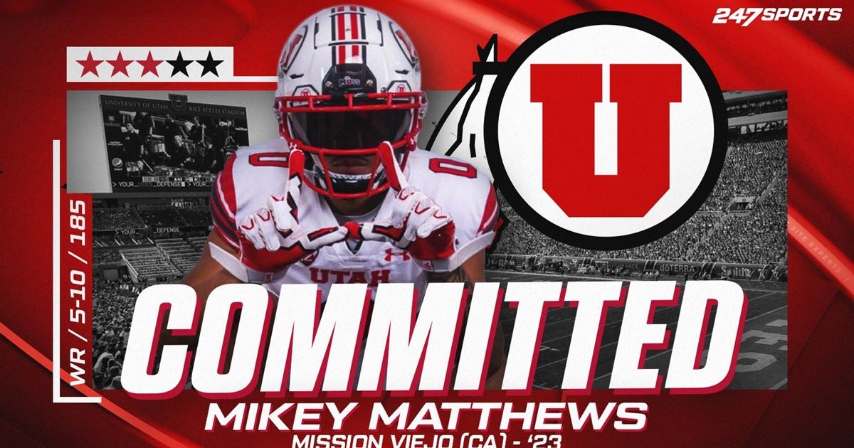 Talented WR Mikey Matthews commits to Utah, breaks down his decision