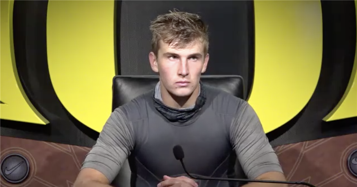 Watch: Oregon QB Tyler Shough talks OSU loss, prepping for Cal