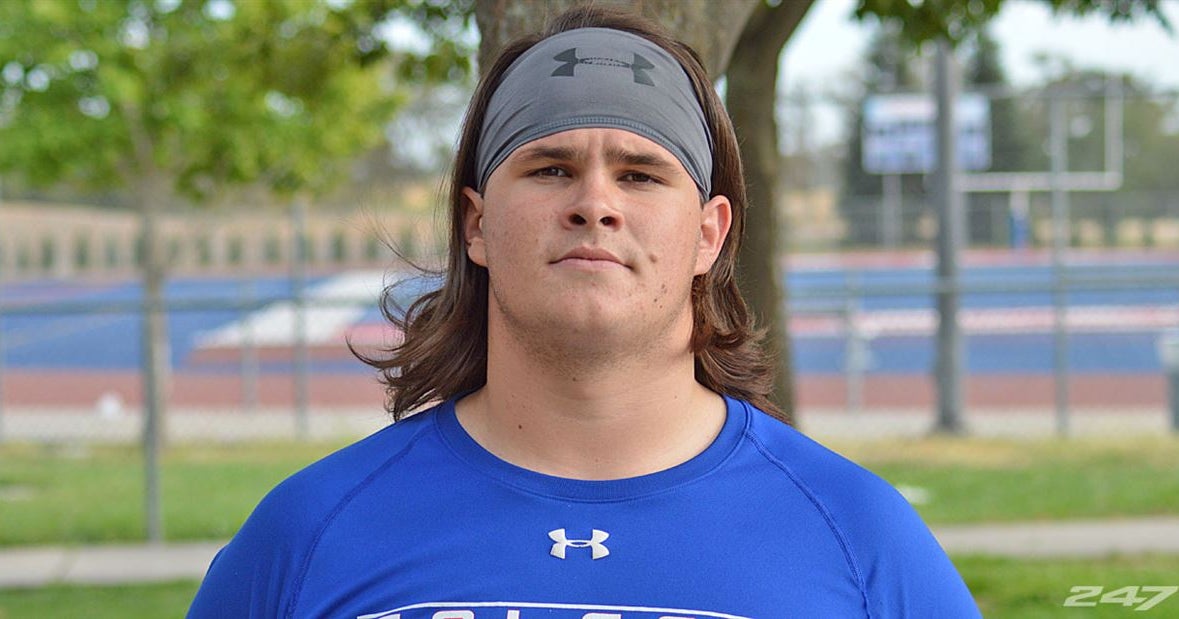 Three-star OL Kaden Richardson holds down trenches for Folsom