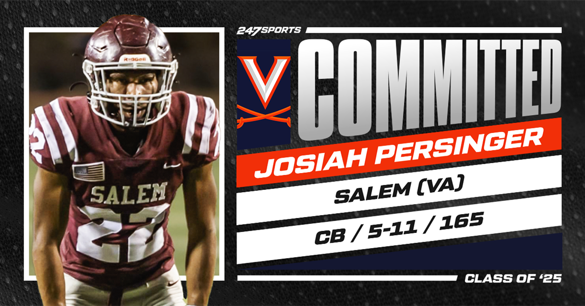 UVA flips James Madison cornerback Josiah Persinger on Signing Day