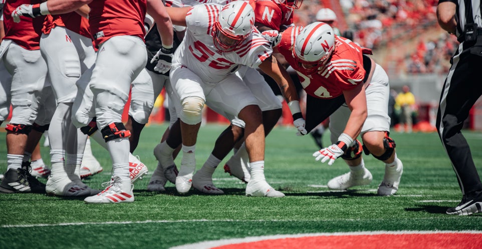 Brant Banks continues on as a utility offensive lineman for the Huskers