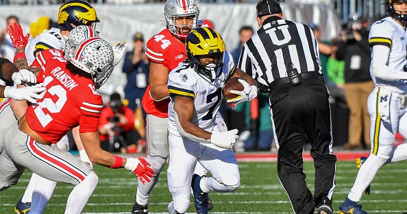 Michigan RB Donovan Edwards shines against Ohio State, draws rave reviews