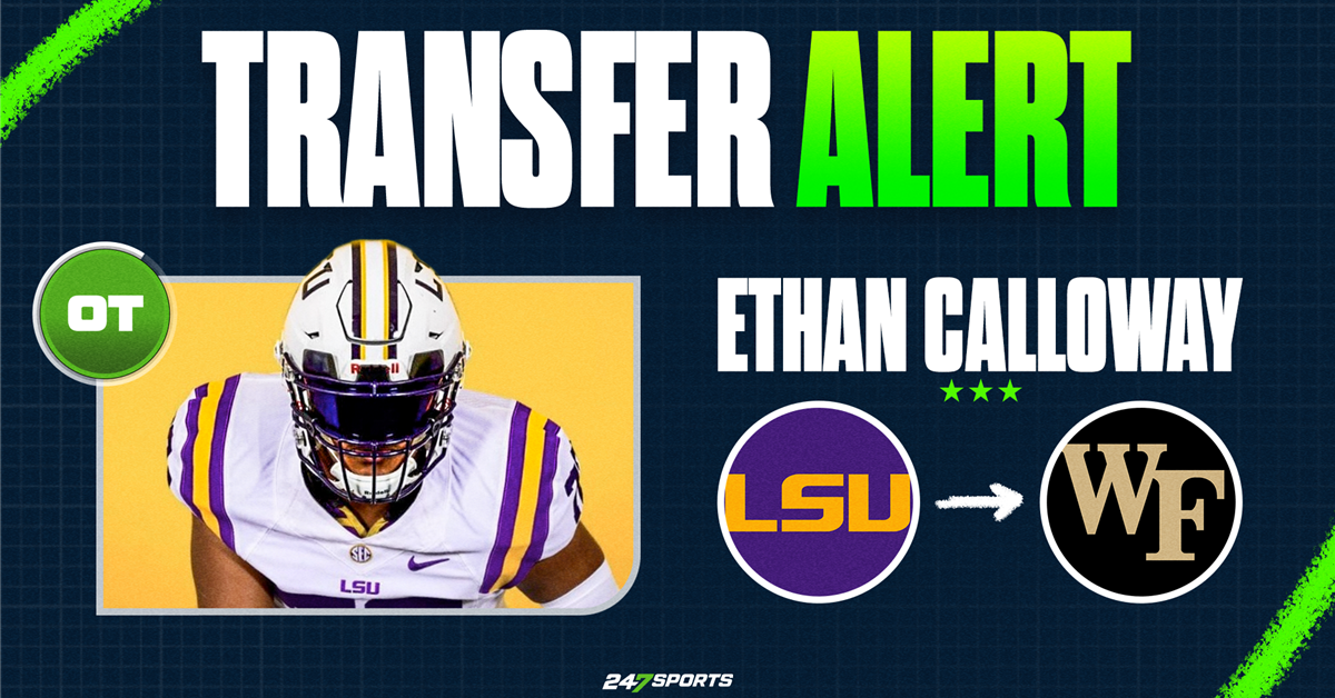 Wake Forest signs LSU offensive tackle Ethan Calloway