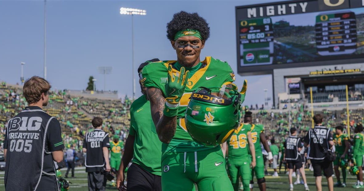 Oregon corner Sione Laulea and running back Da'Jaun Riggs out for ...