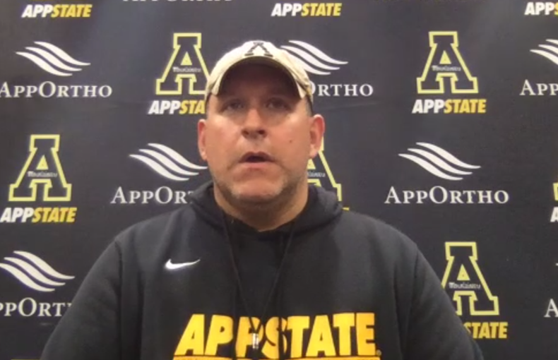 APP STATE'S SHAWN CLARK AUG. 20th POST-PRACTICE