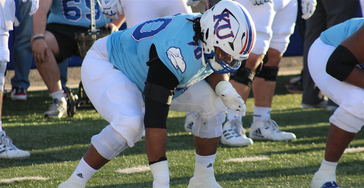 KU's offensive line room primed for major position battles this preseason