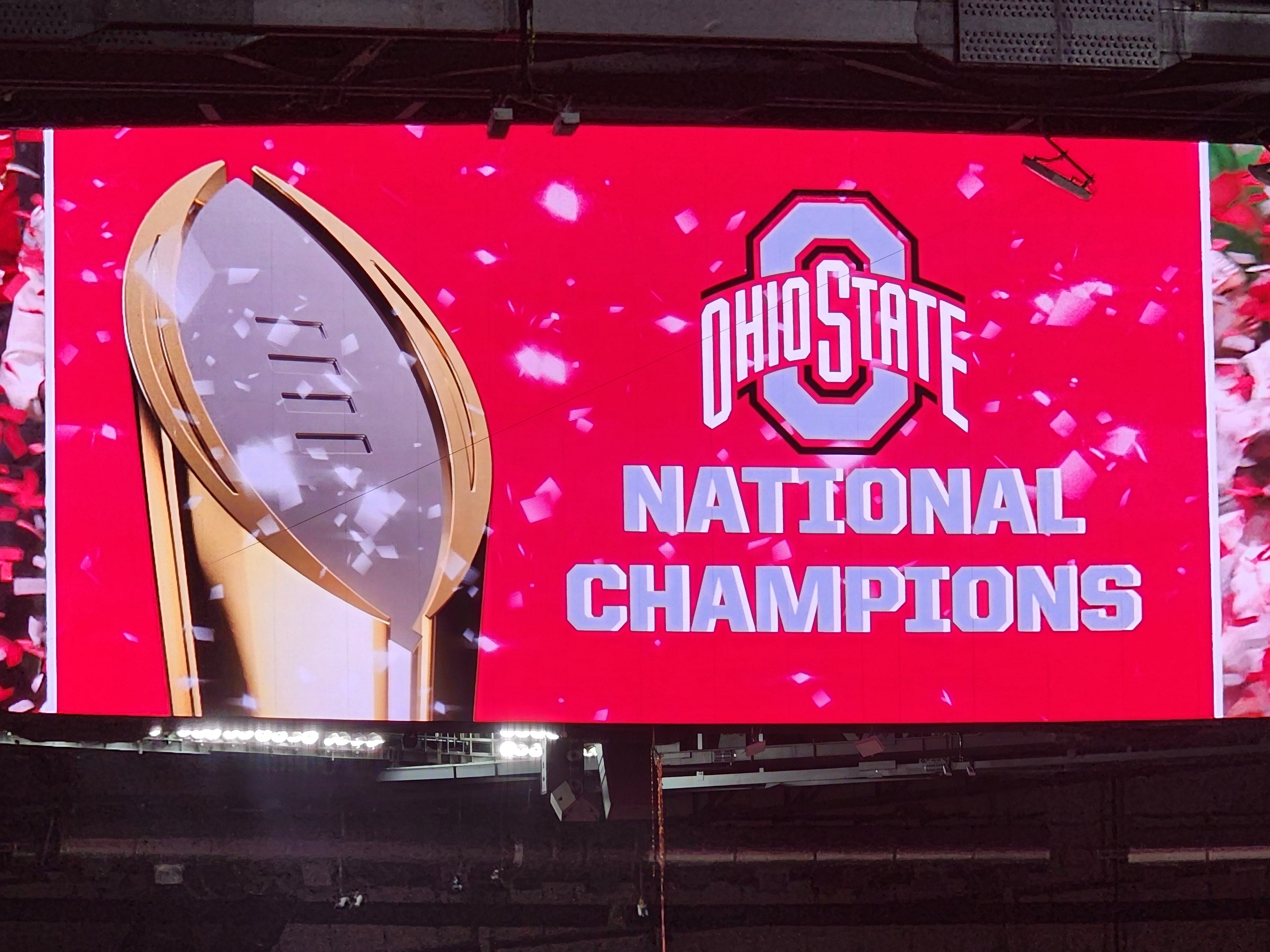 Anyone have scoreboard picture from national championship