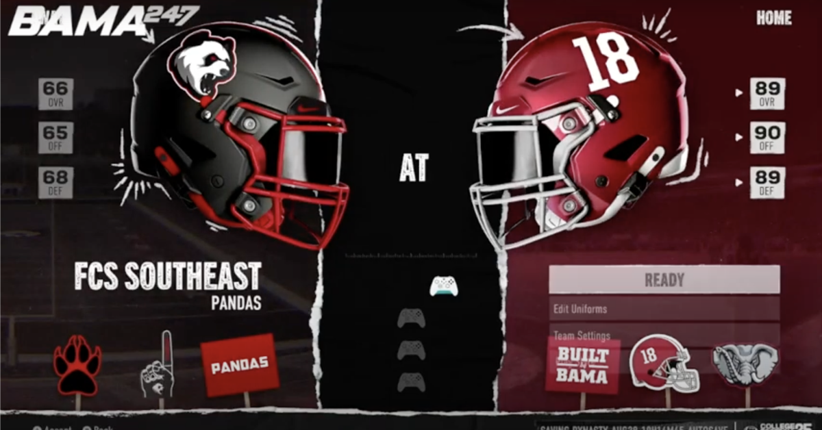 EA College Football 25 Sim: Alabama vs. Mercer