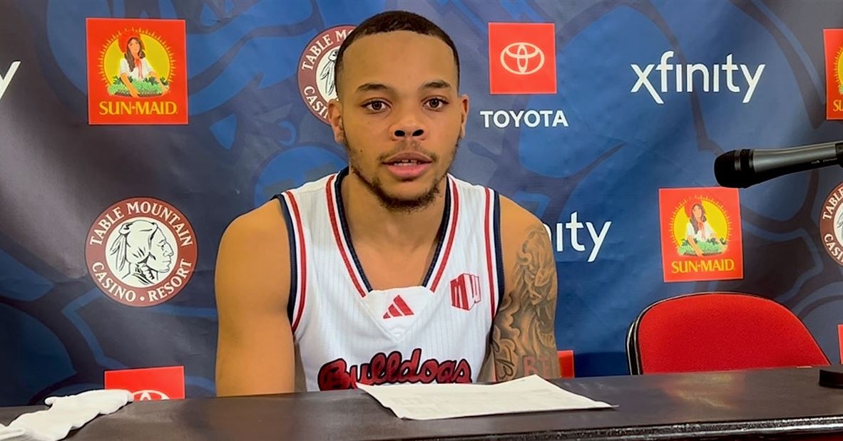 Postgame 1-on-1 with Fresno State guard Jasir Tremble after loss to UNM