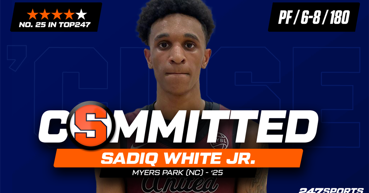 Composite five-star Sadiq White commits to Syracuse basketball