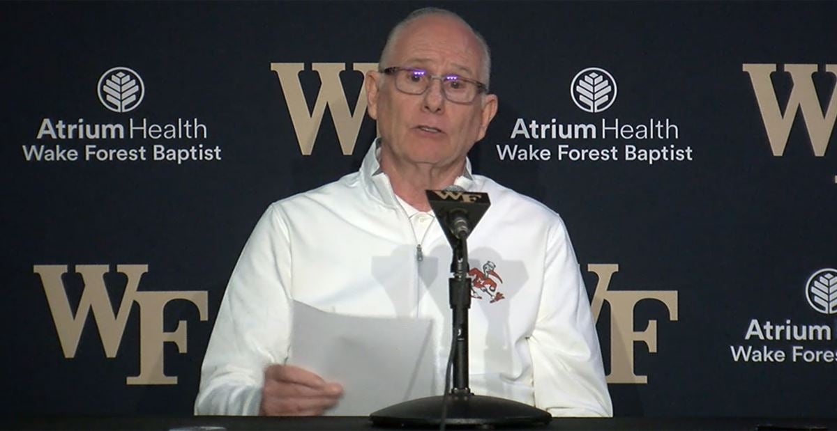 VIDEO: Jim Larranaga postgame press conference after loss at Wake Forest