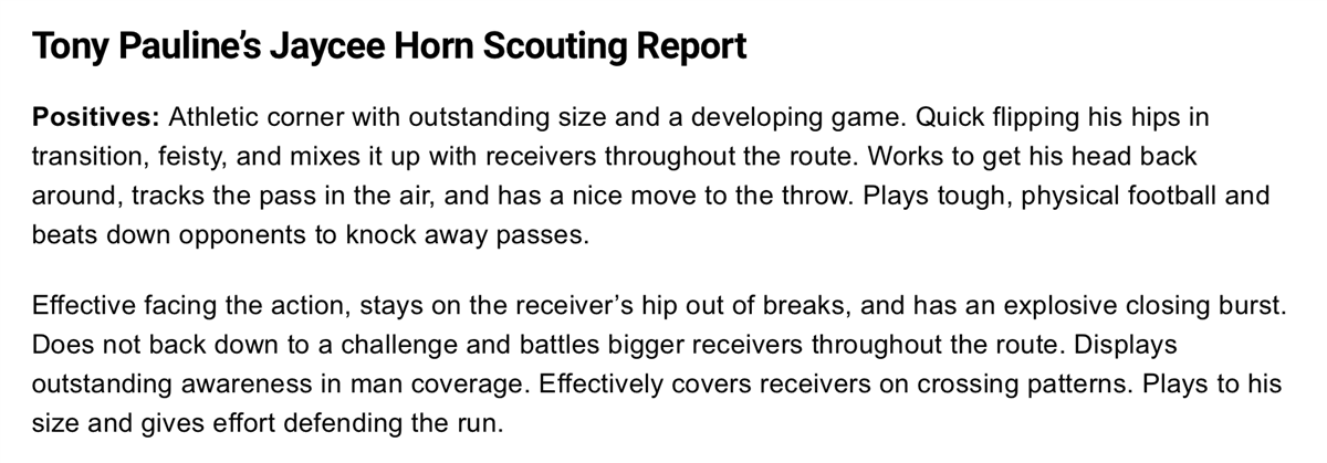 Cleveland Browns, Potential NFL Draft Target: Jaycee Horn