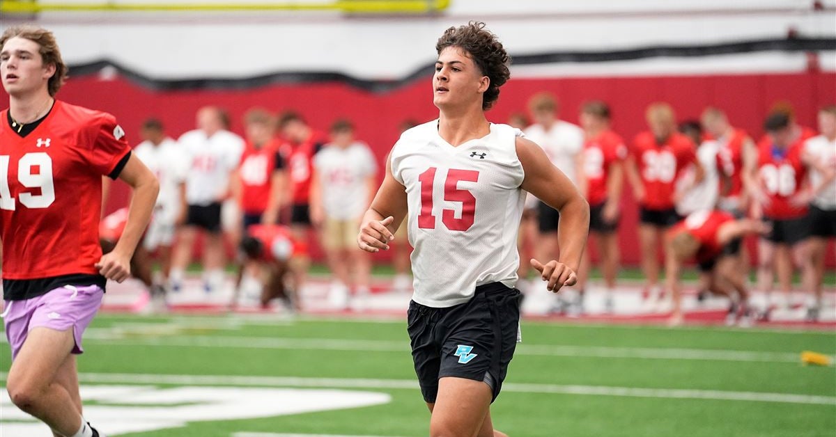 Florida Linebacker Talan Babin Camps in Madison