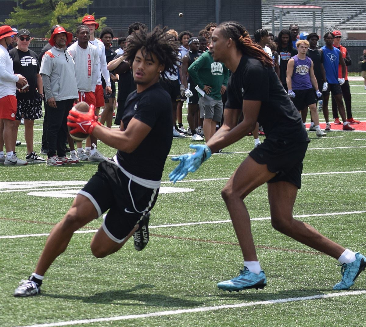 Sights and Sounds: Photos of key prospects from Ohio State's third one ...